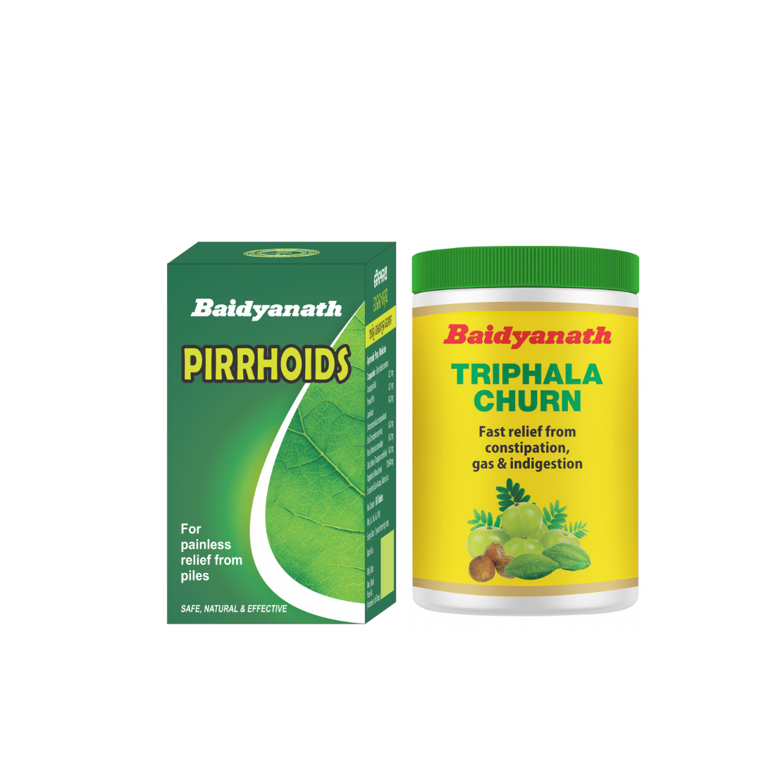 Baidyanath Pirrhoids & Triphala Churna