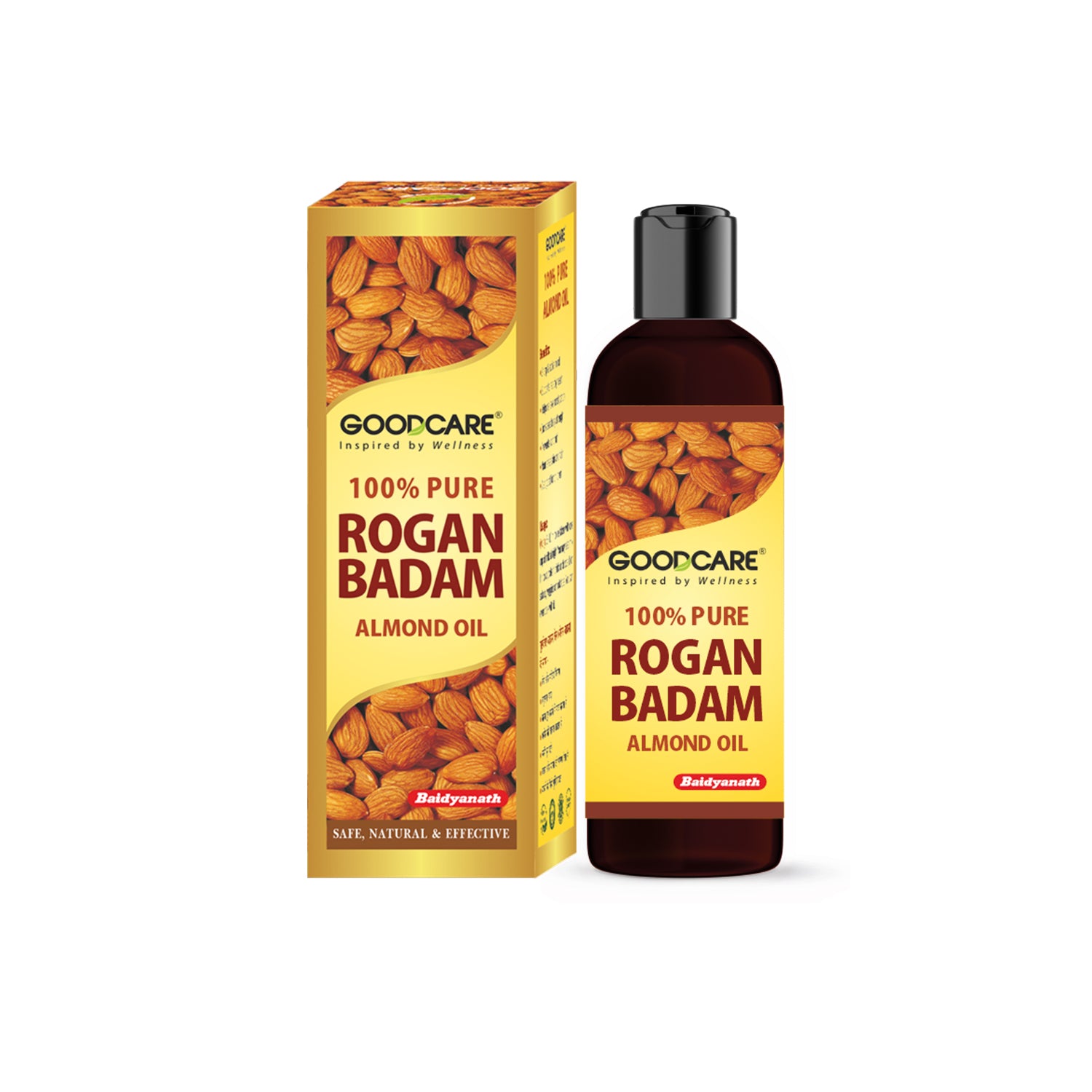 GOODCARE 100% Pure & Natural Premium Sweet Almond Oil (Rogan Badam) fo ...