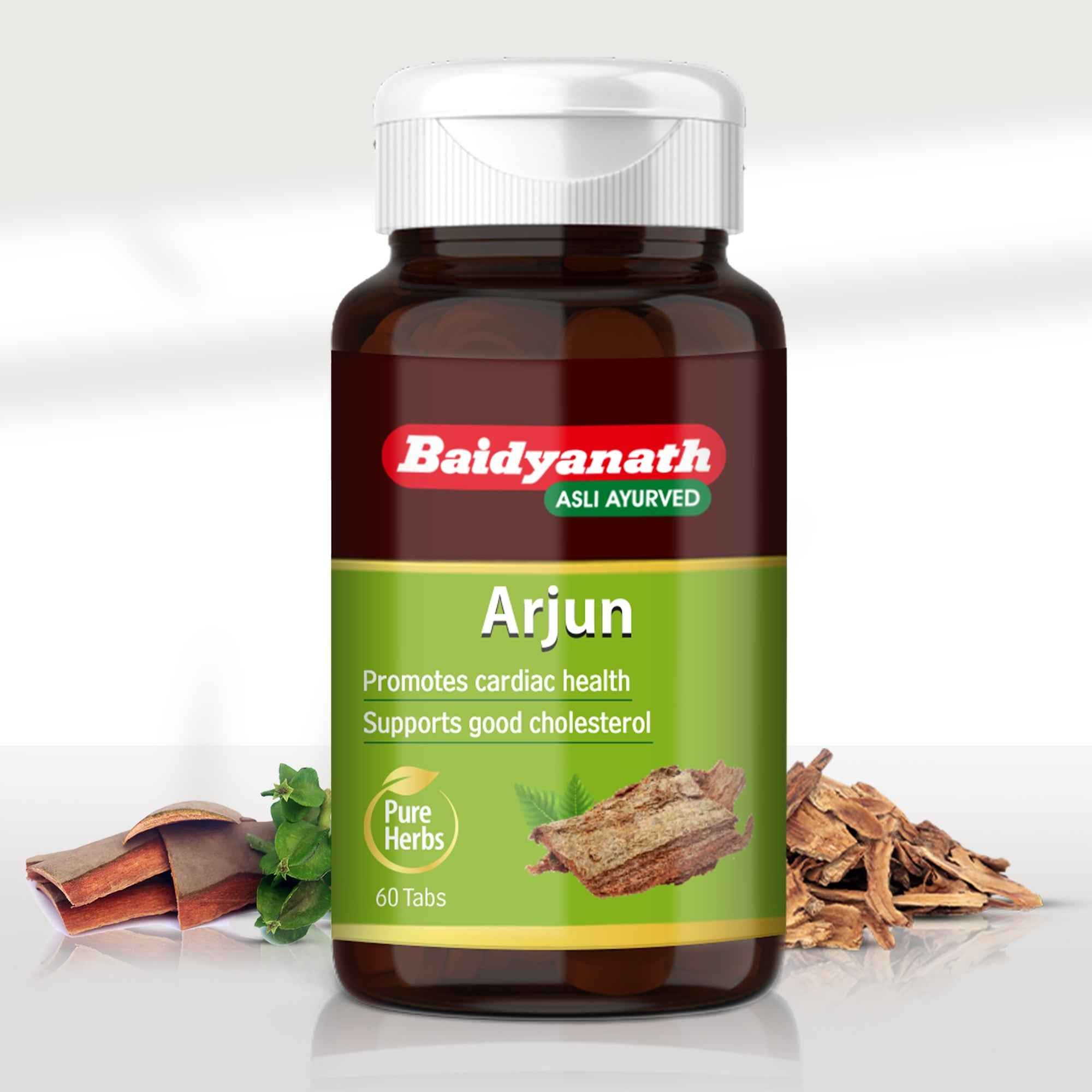 Baidyanath Arjun 60 Tablet For Healthy Heart Functions - Baidyanath
