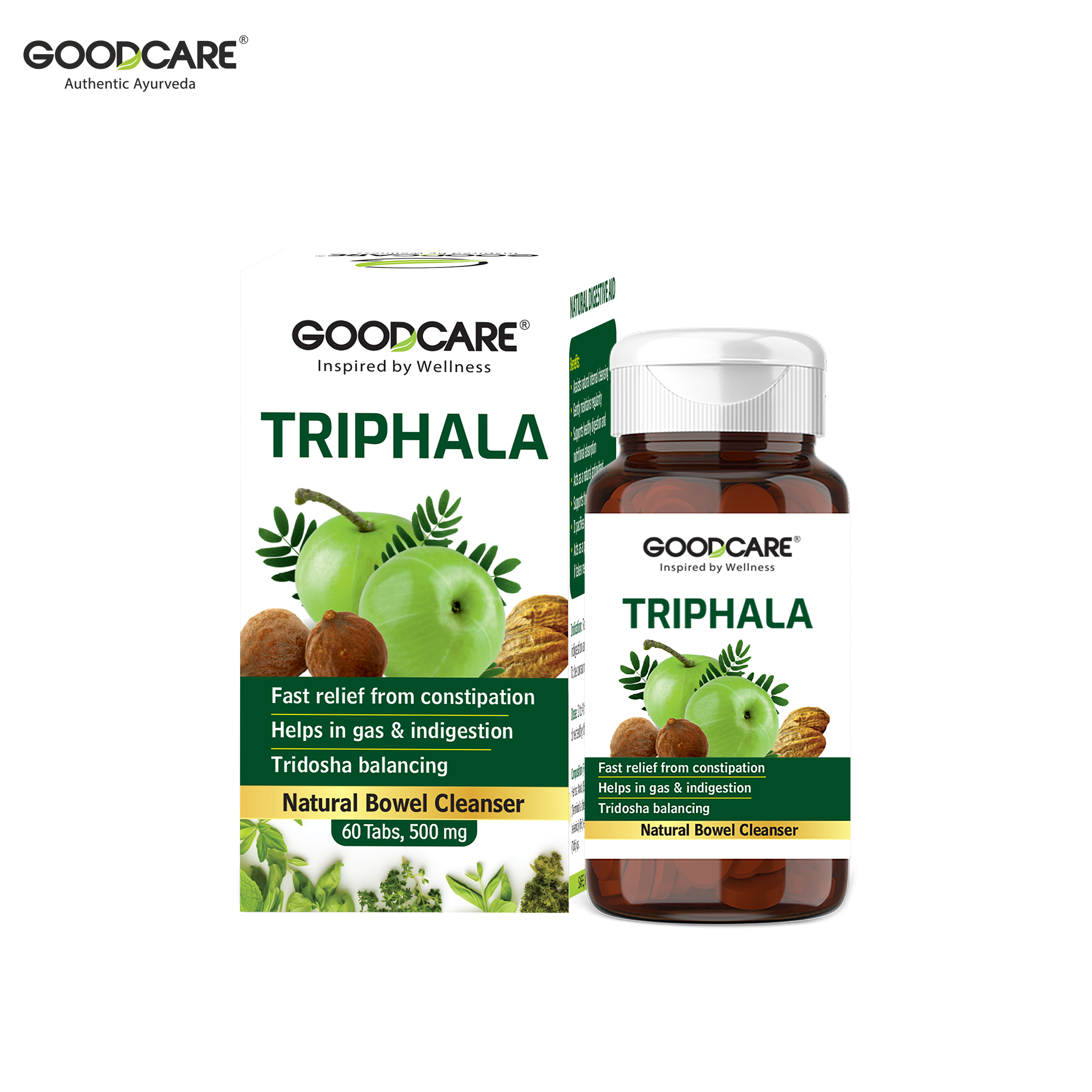 Goodcare Triphala Tablets | 60 Tab – Baidyanath