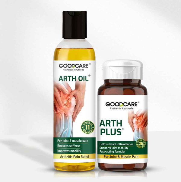 Pain Relief Arth Oil & Arth Plus Capsule Combo - Baidyanath