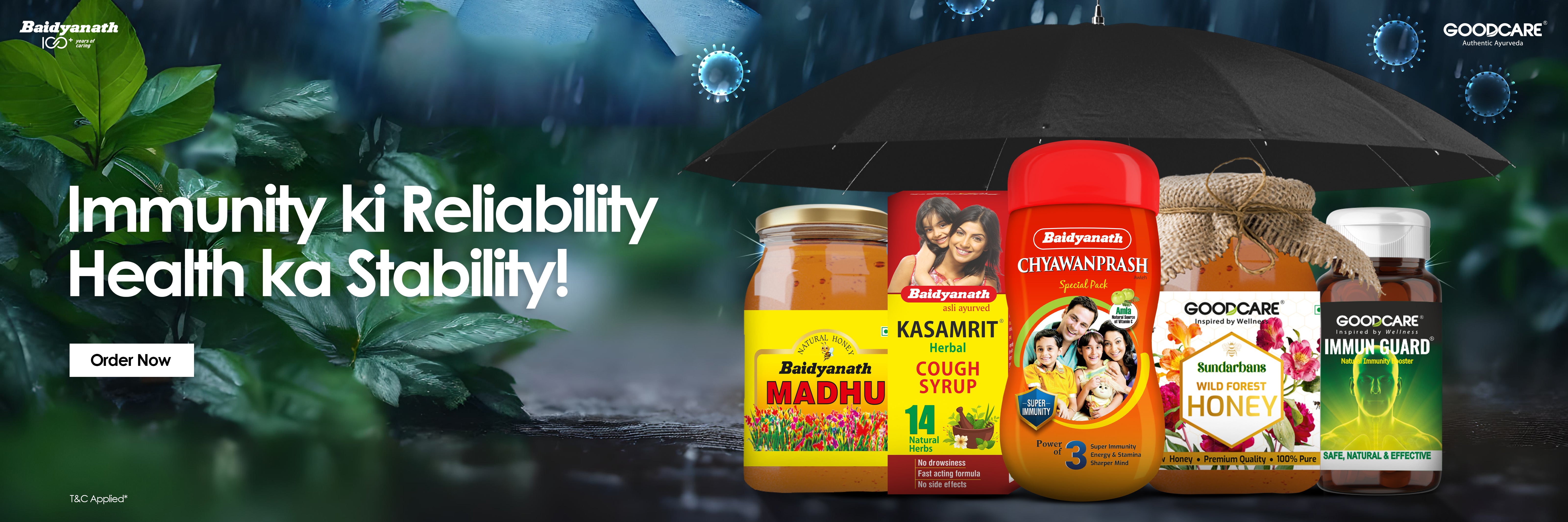 Baidyanath is India's most trusted brand for Ayurvedic treatment.
